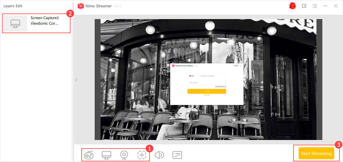 Nimo Streamer Tutorial