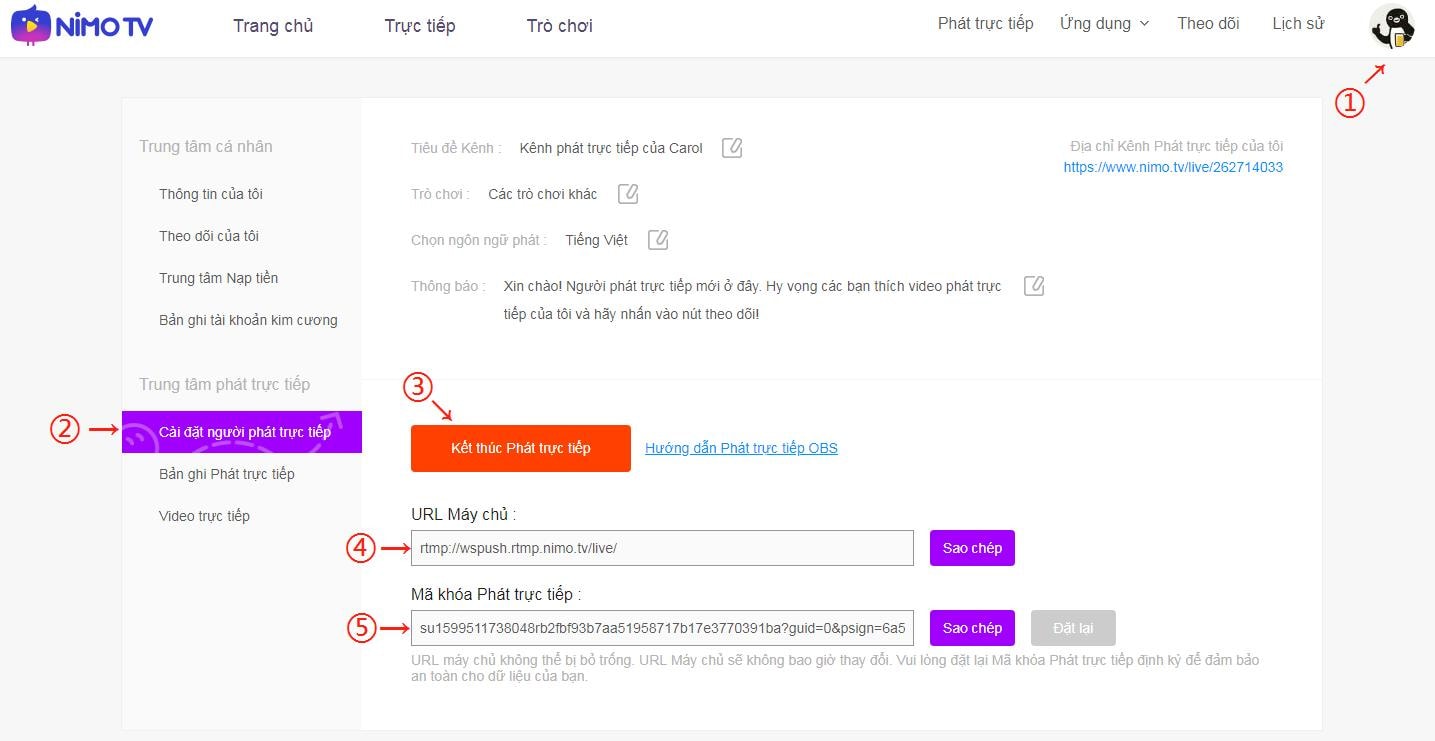 NIMO TV OBS Tutorial